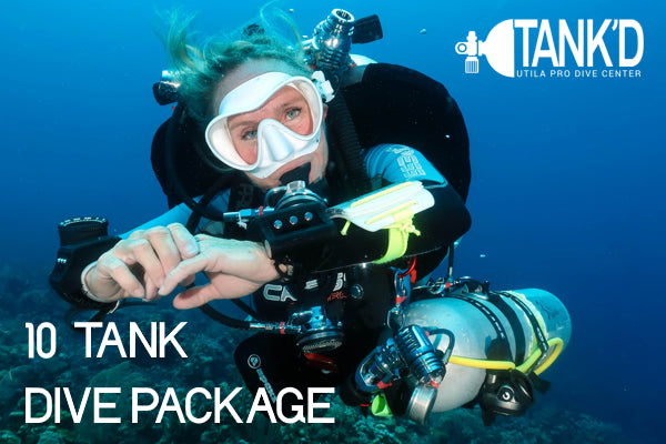 10 Tank Dive Package– Tank'd Pro Dive Center Utila